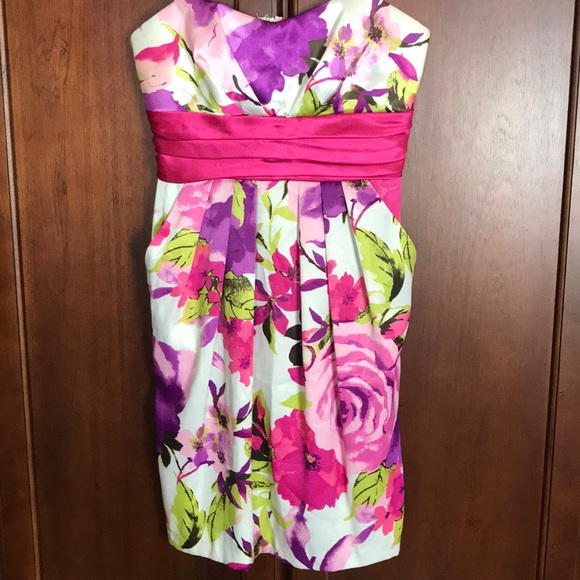 Jodi Kristopher | Dresses | 42 Jodi Kristopher Strapless Short Hot Pink ...